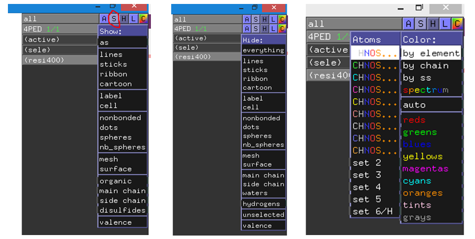 PyMol常用命令 | Jonyafei's blog